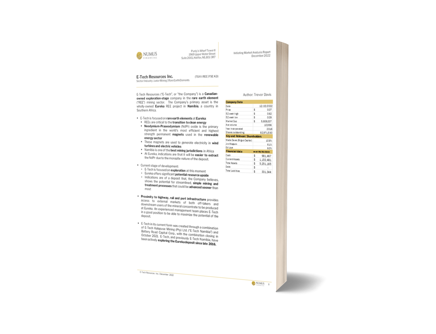 Coverage Reports Overview - NumusFinancial